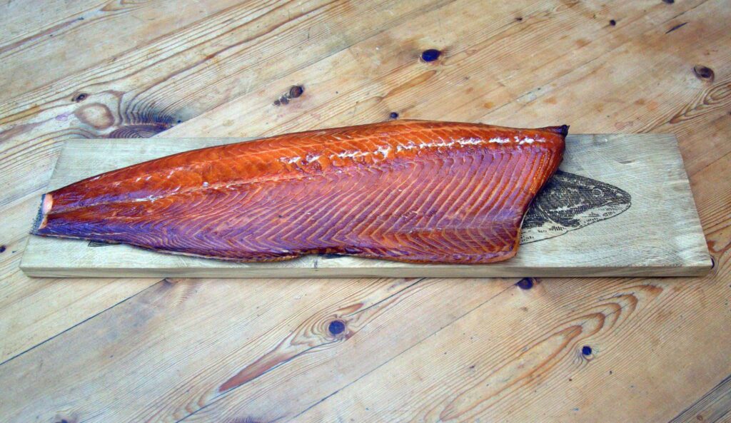 Fresh Applewood and Hickory Smoked Salmon - Highland Fish Market